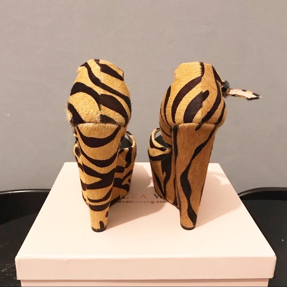 Zara | Shoes | Zara Zebra Print Platform Wedges | Poshmark